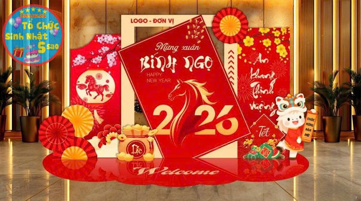 Trang Trí Không Gian Tân Niên Cao Cấp – Giải Pháp Tổ Chức Sự Kiện Sang